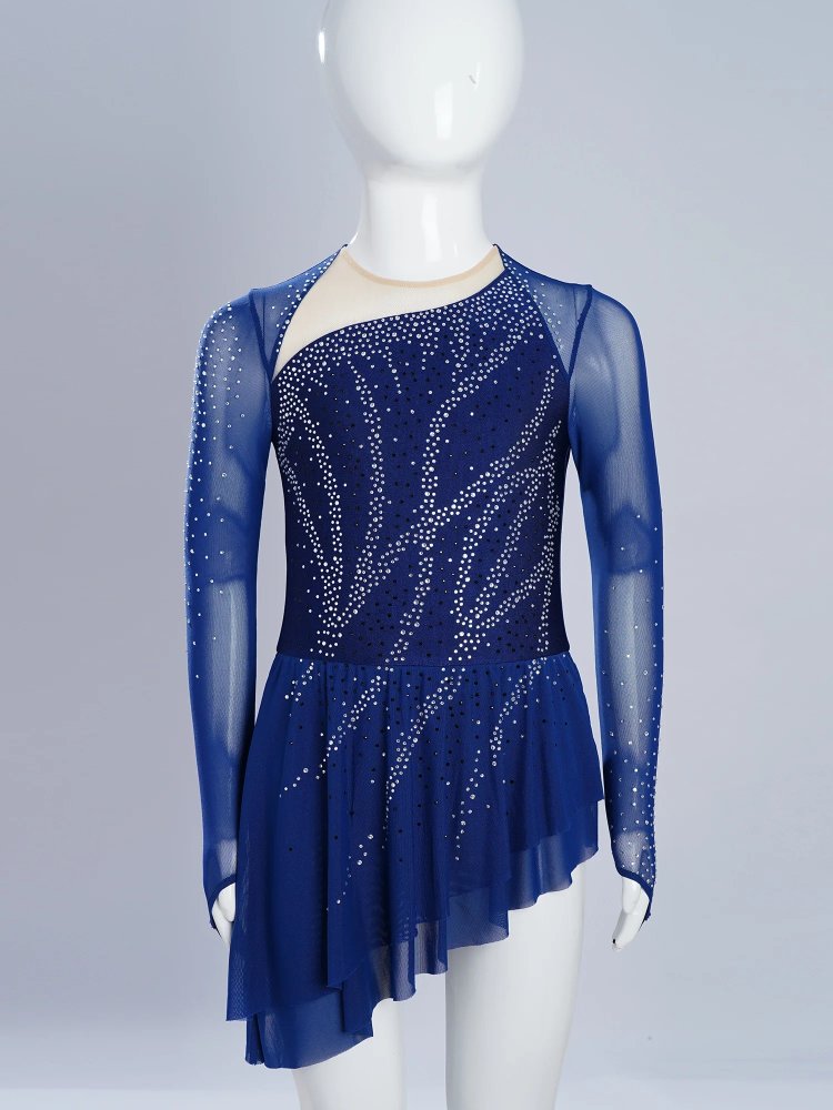 glittery figure skating competition dress | zendaya - Colour: Black ...